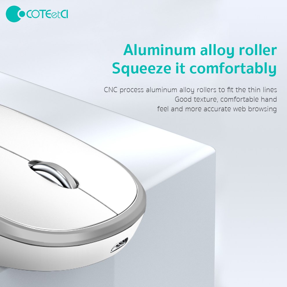 Coteci 84001-TS Universal Bluetooth+Wireless Mouse - Victory Store
