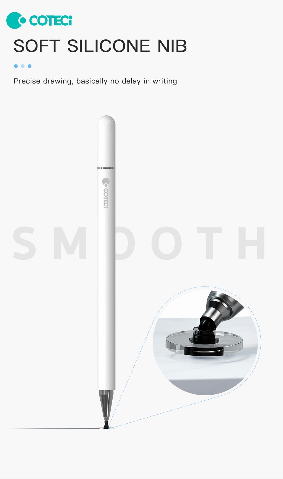Coteci Universal Passive Capacitive Stylus Pen Compatible with All ...