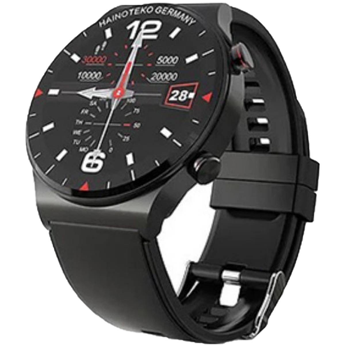 Haino Teko C5 Bluetooth Calling Smart Watch Black - Victory Store