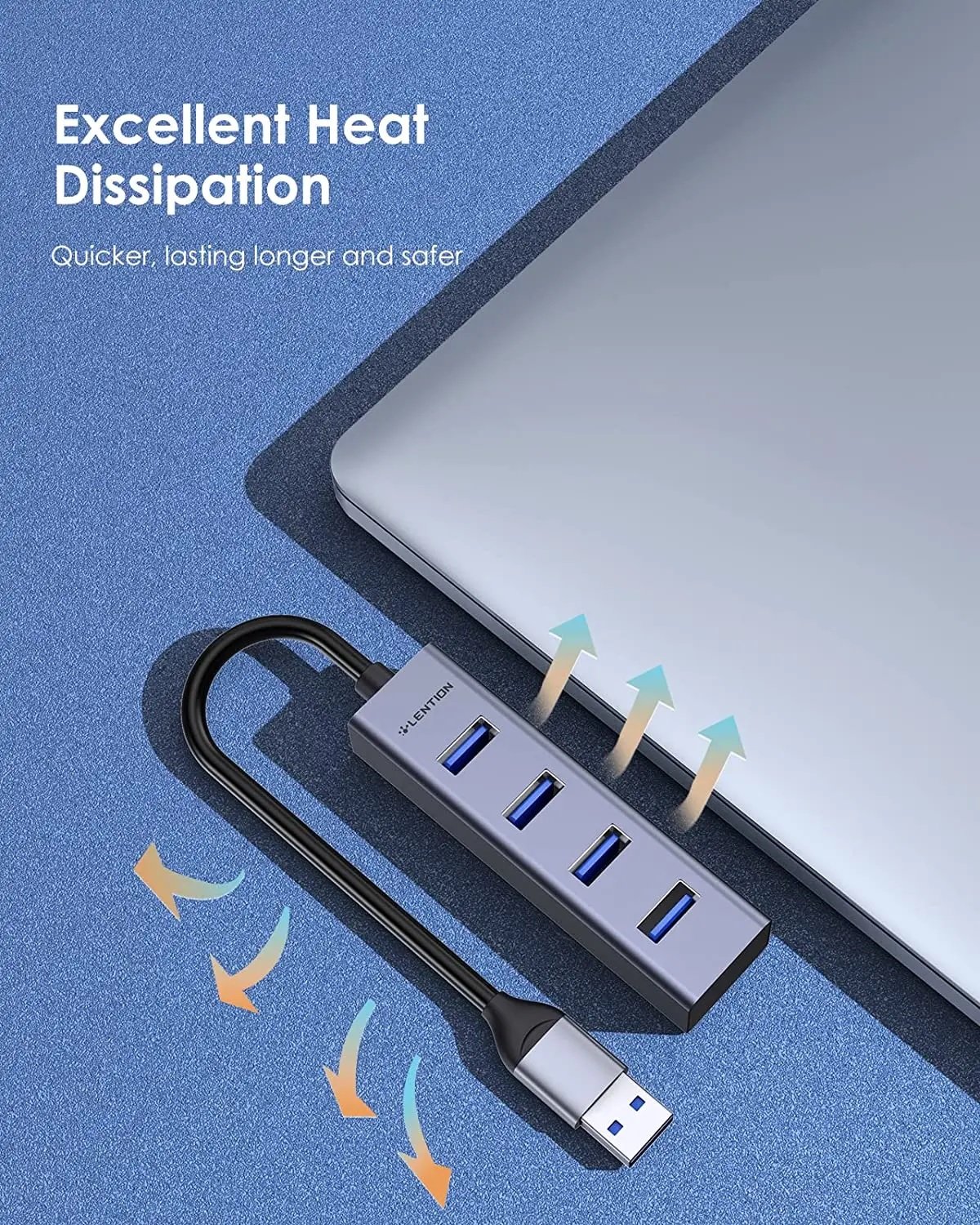 LENTION USB 3.0 Hub with 4 Type A Ports - Victory Store