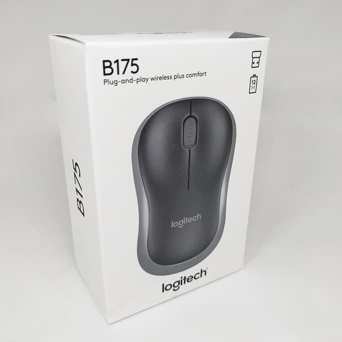 Logitech B175 Wireless Mouse Black - Victory Store