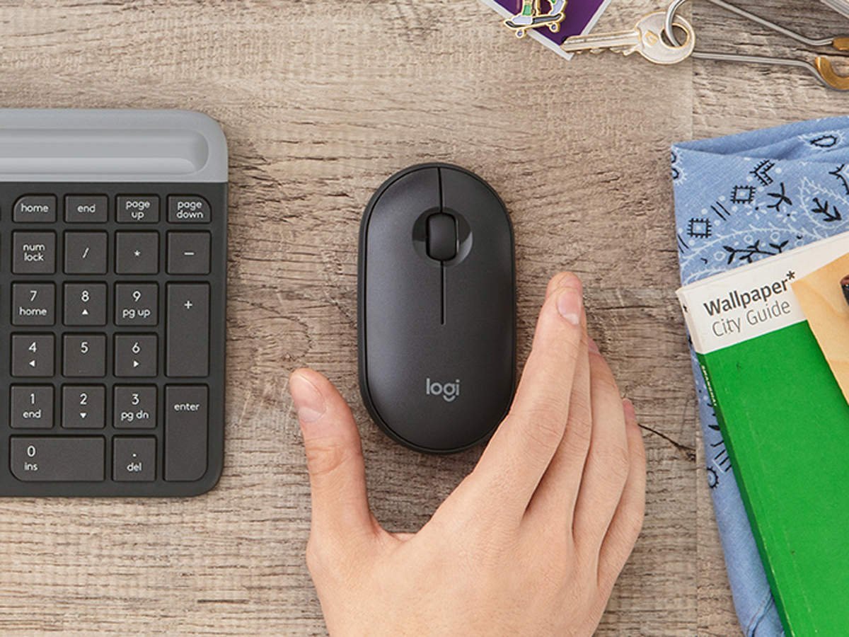 Logitech Pebble M350 Wireless with Bluetooth Mouse - Victory Store