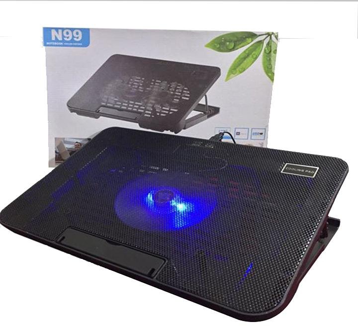 N99 F1 USB Single Fan Hollow Carved Design Heat Dissipation Laptop ...