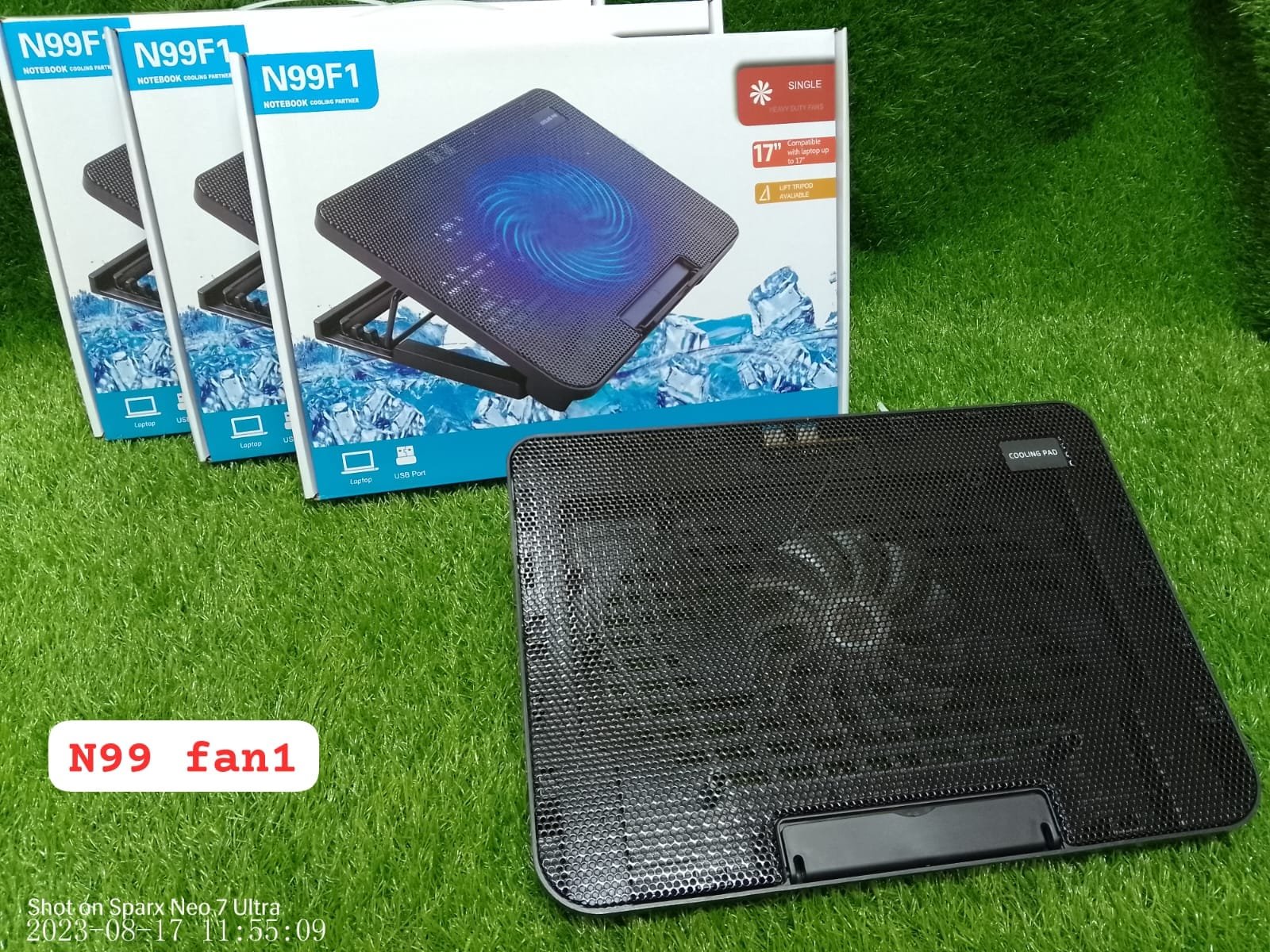 N99 F1 USB Single Fan Hollow Carved Design Heat Dissipation Laptop ...
