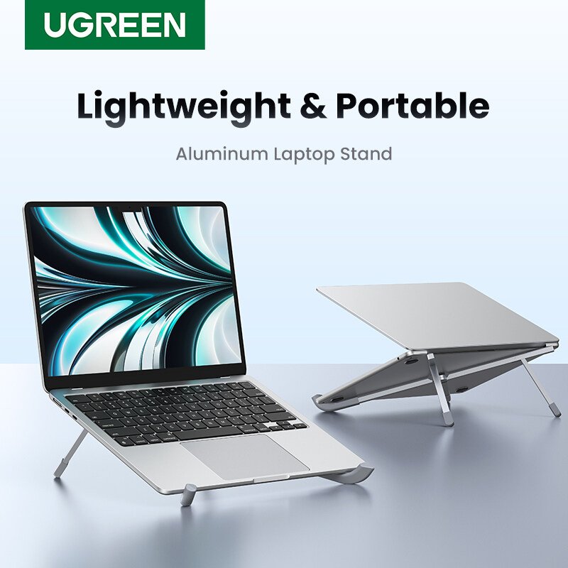 UGREEN 15622 Laptop Stand Holder for Desk Adjustable Aluminum Desktop ...