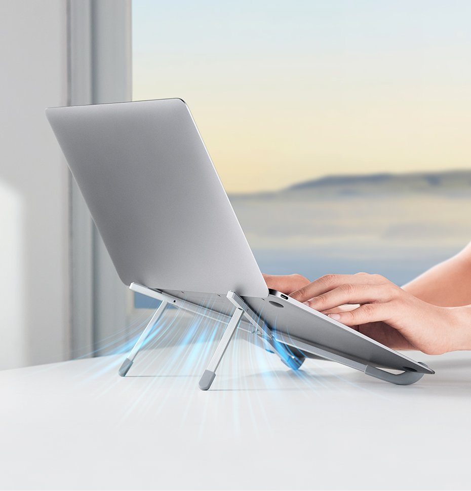 UGREEN 15622 Laptop Stand Holder for Desk Adjustable Aluminum Desktop ...