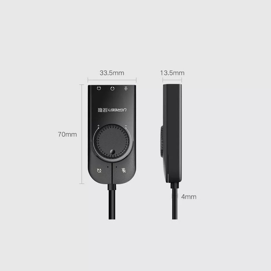 UGREEN 40964 USB EXTERNAL STEREO SOUND ADAPTER - Victory Store