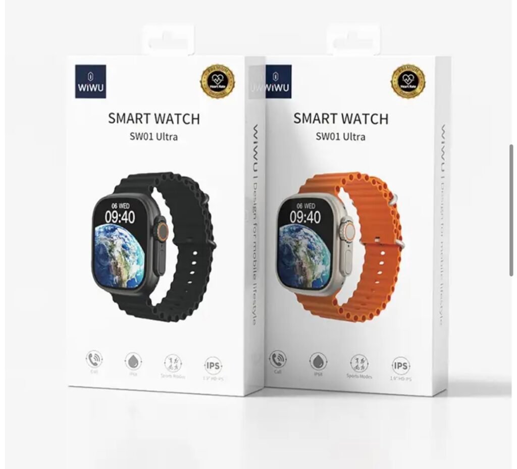 WIWU SW01 Ultra smart Watch Series 8 Ultra Bluetooth Full Touch Screen ...